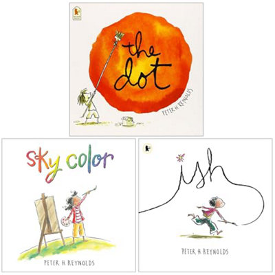 Peter H. Reynolds Creatrilogy Collection 3 Books Set (The Dot, Sky ...