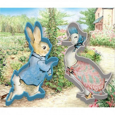 Peter Rabbit Poly-Resin Coated Cookie Cutter Set Blue/White (One Size ...