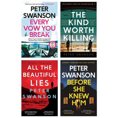 Peter Swanson 4 Books Collection Set (The Kind Worth Killing, All the ...