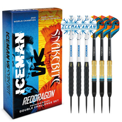Peter Wright Snakebite v Gerwyn Price Iceman DWC Brass Darts Set | DIY ...