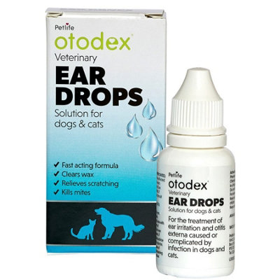 Petlife Otodex Veterinary Ear Drops 14ml