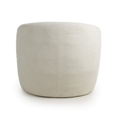 Petra Boucle Vanilla White Tub Chair