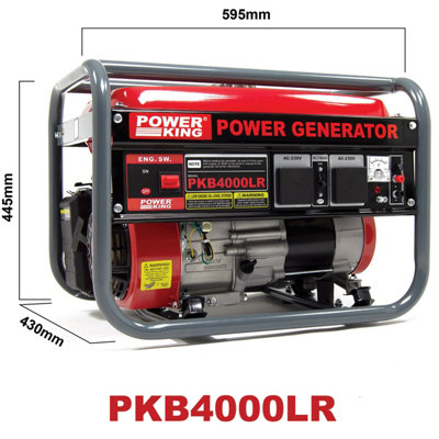 Petrol Generator PowerKing PKB4000LR 2800w 3.5KVA 7HP