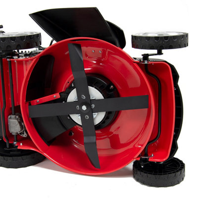 PETROL LAWN MOWER WOLF FOX 4 BLADES 510E 20", 51CM, ELECTRIC START ...