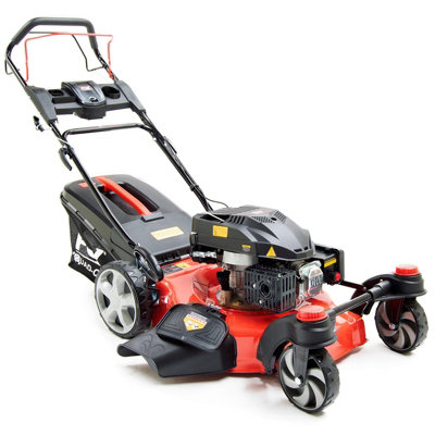 Petrol Lawn Mower Wolf Fox Zero Turn 4 Blades 20", 51cm, Recoil, Self ...