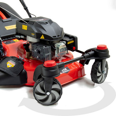 Petrol Lawn Mower Wolf Fox Zero Turn 4 Blades 20", 51cm, Recoil, Self ...