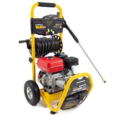 Petrol Pressure Washer Formula Wolf Jet Wash 350 7 HP, 280 Bar, 20m Hose