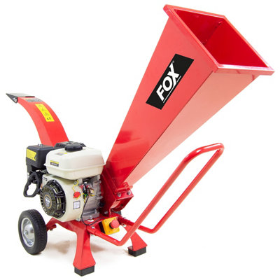 Petrol Shredder Mulcher Fox 209cc 4 Stroke Garden Wood Chipper Petrol ...
