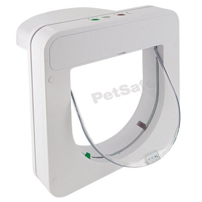 PETSAFE PETPORTE SMART FLAP - MICROCHIP - WHITE