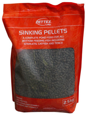 Pettex Sinking Bottom Feeder Pellets 2.5kg (Pack of 4) | DIY at B&Q