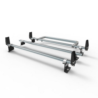 Peugeot Partner roof rack 3 bar system with roller and loadstops 2008 ...