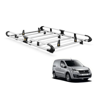 Peugeot Partner Roof Rack for (2008-2018) Short (L1) Van Guard UltiRack+
