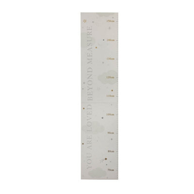 PF&A Wooden Height Chart - Loved Beyond Measure (Up To 150cm)