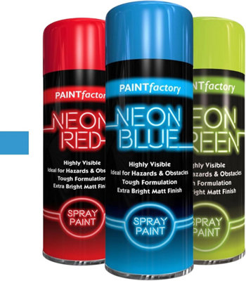 PF Neon Blue High Visibility Multi Surface Matt Finish Coating ...