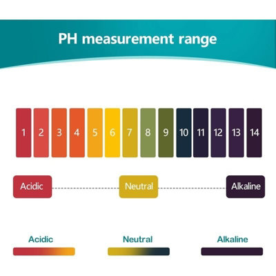 pH Strips 480 pH Test Strips Measuring Range 1-14 Litmus Test Paper for ...
