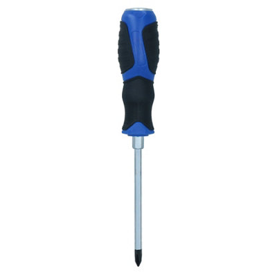 PH1 x 100mm Phillips Premium Screwdriver Magnetic Hardened Tip + Rubber ...