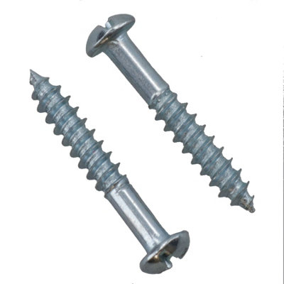 PH2 Dome Headed Phillips Wood Screws 4mm x 25mm Fastener Fixings 80pc