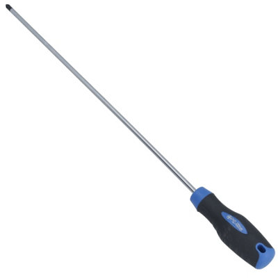 PH2 Phillips Extra Long Screwdriver Total Length 400mm with Rubber Handle