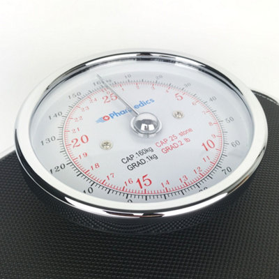 Pharmedics Medical Style Bathroom Weighing Scales Analogue Display ...