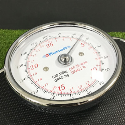 Pharmedics Medical Style Bathroom Weighing Scales Analogue Display ...