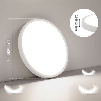 Pheashine LED Ceiling Lights, 30CM Modern Round Light With, IP54 ...