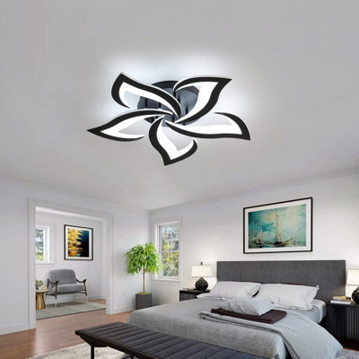 Pheashine Modern LED Ceiling Light, 60W Acrylic Ceiling Light, 6500K ...