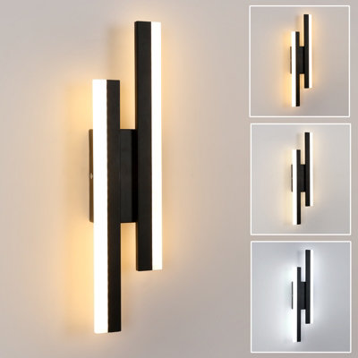 Pheashine Nordic Minimalist LED Wall Lamp, 3CCT Selectable via Wall ...