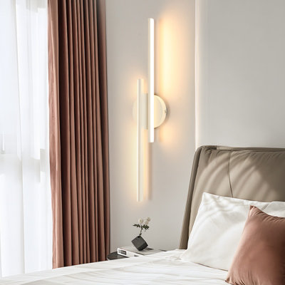 Pheashine Sleek LED Wall Light 60cm 24W Warm White for Stairs Hallway ...