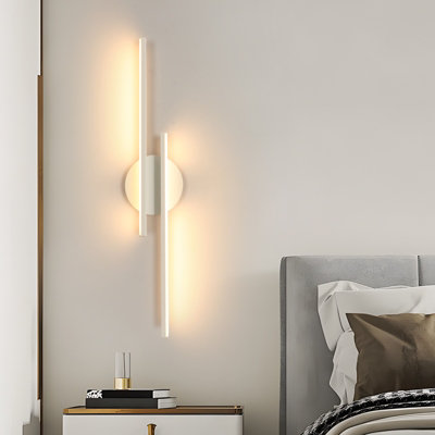 Pheashine Sleek LED Wall Light 60cm 24W Warm White for Stairs Hallway ...