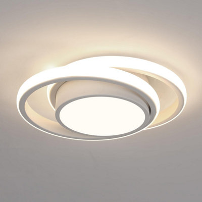 Pheashine White Round LED Ceiling Light 32W 2350lm 28cm 4500K Natural ...