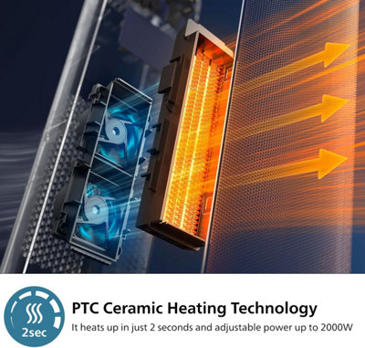 Philips 5000 Series Smart Tower Ceramic Heater