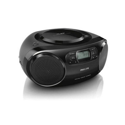 Philips AZB500-12 Black Portable Stereo System Digital CD Player ...