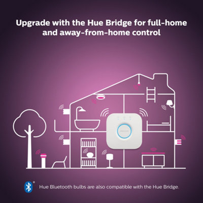 Philips Hue Argenta White and Colour Ambiance Double Spotlight White