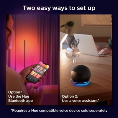 Philips Hue Signe Gradient White and Colour Ambiance Table Lamp Black
