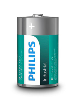 Philips Industrial Battery D Type (10 in a pack)