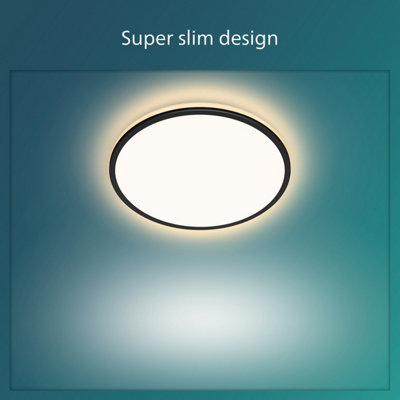 Philips LED Ozziet Ceiling Light CL570 18W 40K Black