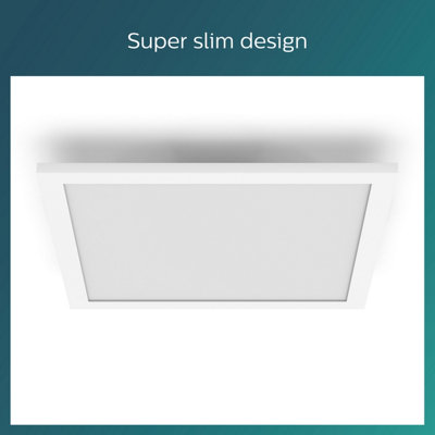 Philips LED Panel Square Ceiling Light 40K 12W, Cool White