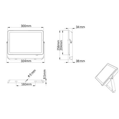Philips LED Projectline Floodlight 100W 4000K