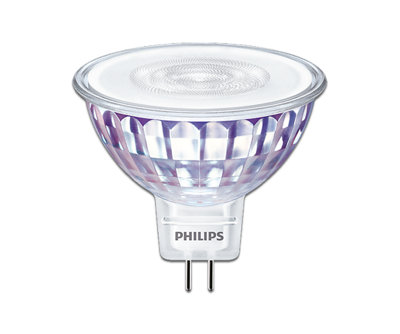 Philips MR16 LED 12v 5.8w 36deg 3000k Dimmable - Warm White | £14.39 at B&Q