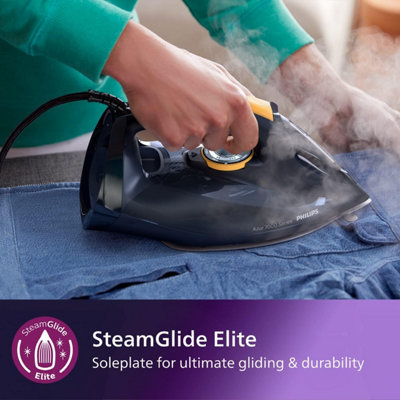 Philips Series 7000 Steam Iron Blue & Yellow