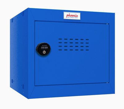 Phoenix CL0344BBC Size 2 Blue Cube Locker with Combination Lock