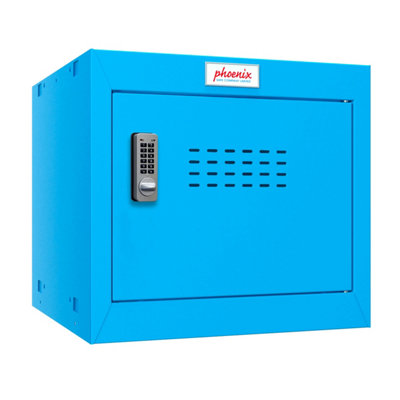 Phoenix CL0344BBE Size 1 Blue Cube Locker with Electronic Lock