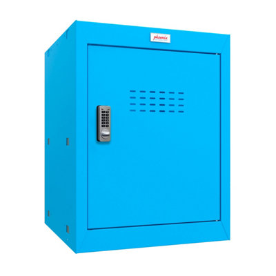 Phoenix CL0544BBE Size 2 Blue Cube Locker with Electronic Lock | DIY at B&Q