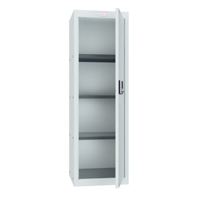 Phoenix CL1244GGE Size 4 Light Grey Cube Locker with Electronic Lock