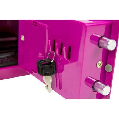 Phoenix Compact Home Office SS0721EPD Pink Security Safe with ...