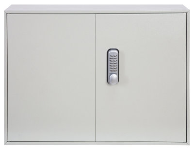 Phoenix Deep Plus & Padlock Key Cabinet KC0503M 50 Hook with Mechanical ...