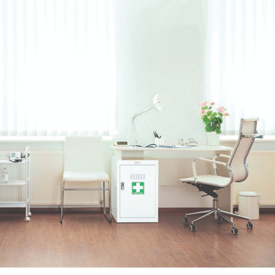 Phoenix MC1244GGE Size 4 Light Grey Medical Cube Locker with Electronic ...