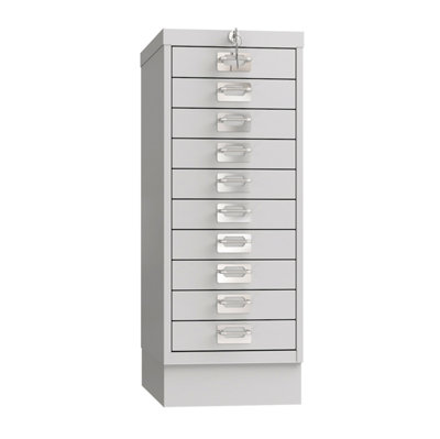 Phoenix MD Series MD0604G 10 Drawer Multidrawer Cabinet in Grey with ...