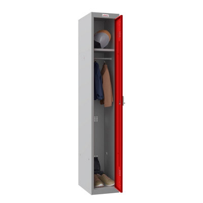 Phoenix PL 300D Series PL1133GRE 1 Column 1 Door Personal locker in Red ...