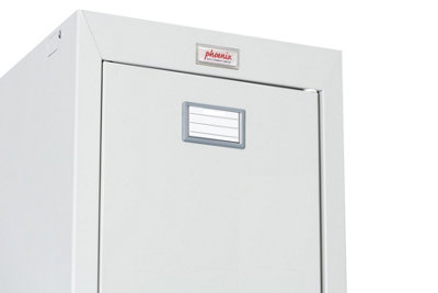 Phoenix PL Series PL1430GGE 1 Column 4 Door Personal locker in Grey ...